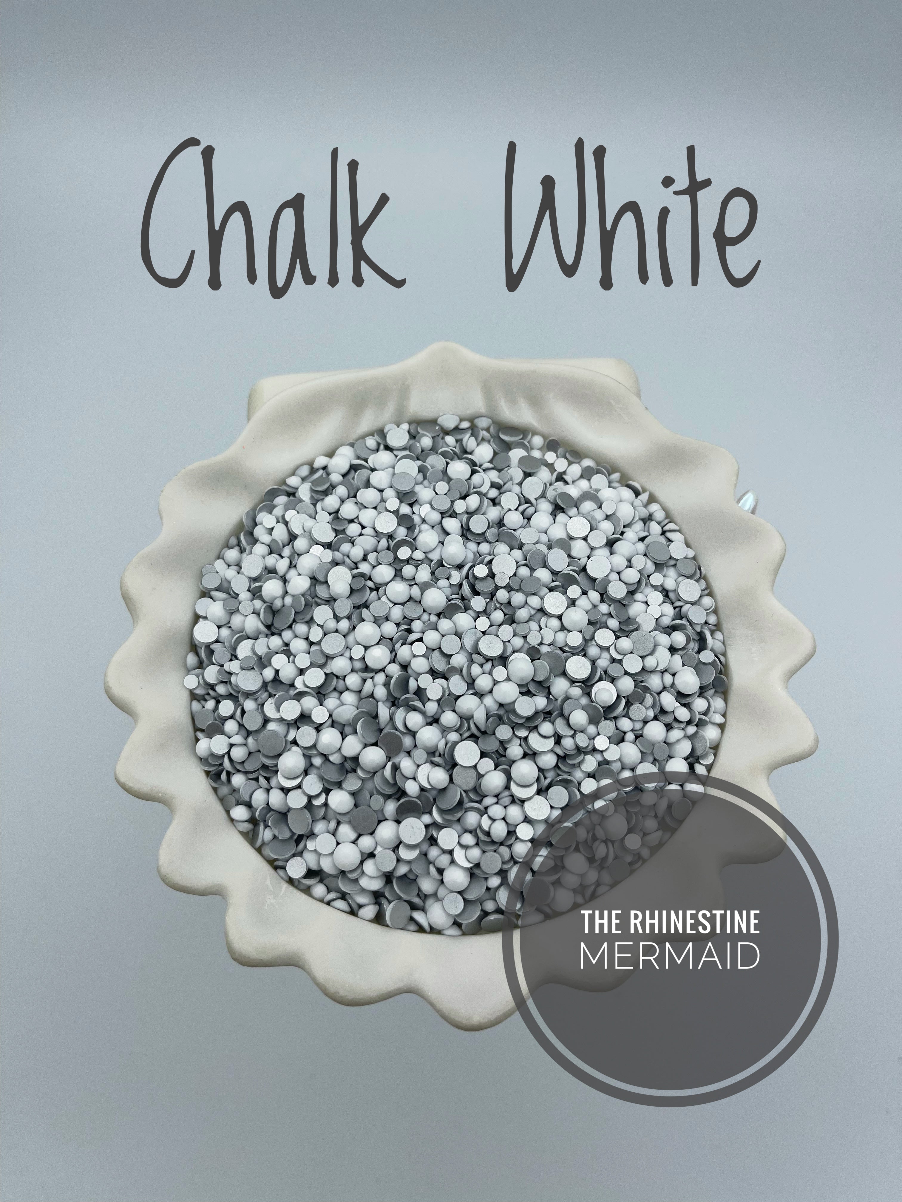 Chalk White – The Rhinestone Mermaid LLC