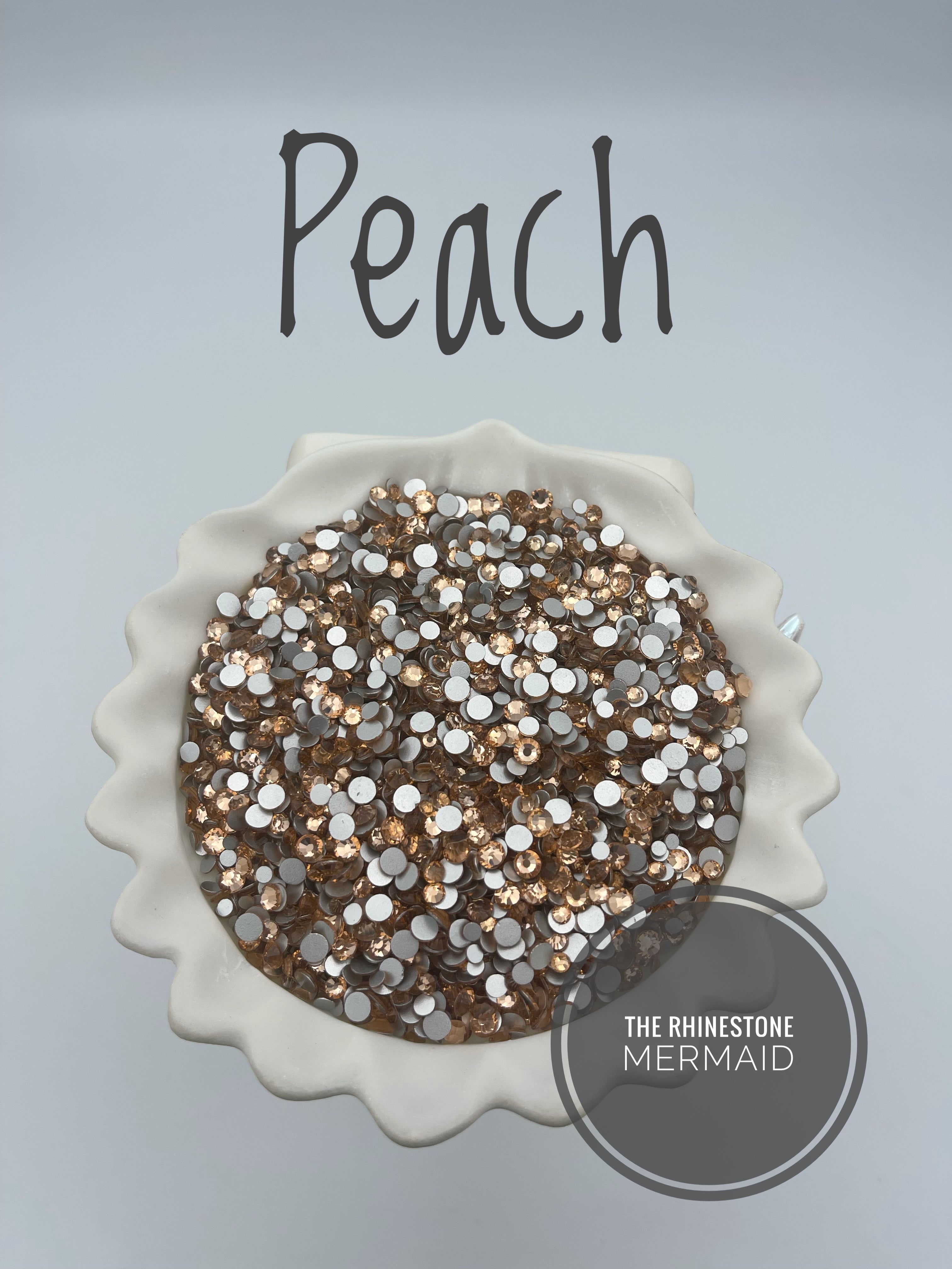 Peach (AKA Light Peach) – The Rhinestone Mermaid LLC